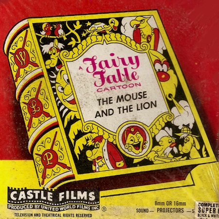 A Fairy Fable Cartoon "The Lion and The Mouse" (Film Super 8) | Bd-cine.com