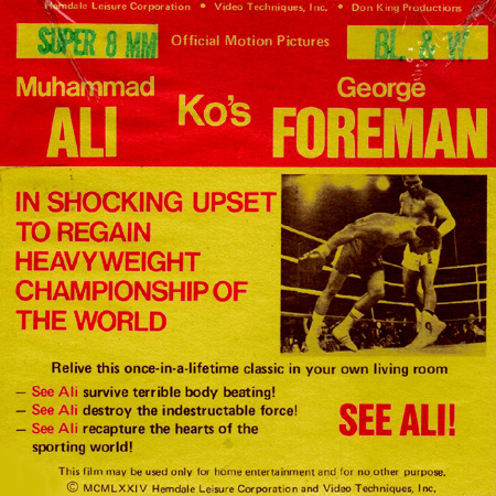 Muhammad Ali Ko's George Foreman (Film Super 8) | Bd-cine.com